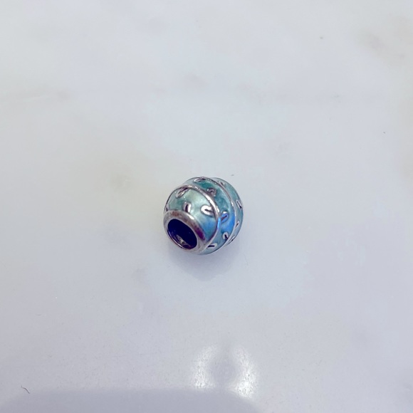Pandora | Jewelry | Pandora Light Blue Vine Charm | Poshmark